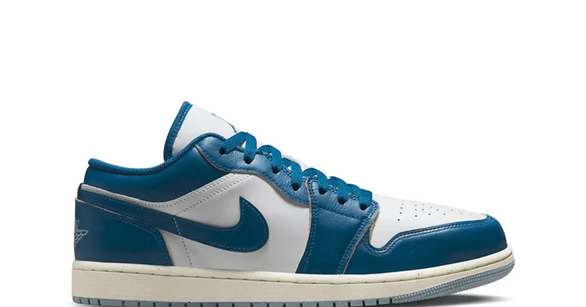 Tênis Nike Air Jordan 1 Low Industrial Blue Azul por R$ 1.999,90 em até ...