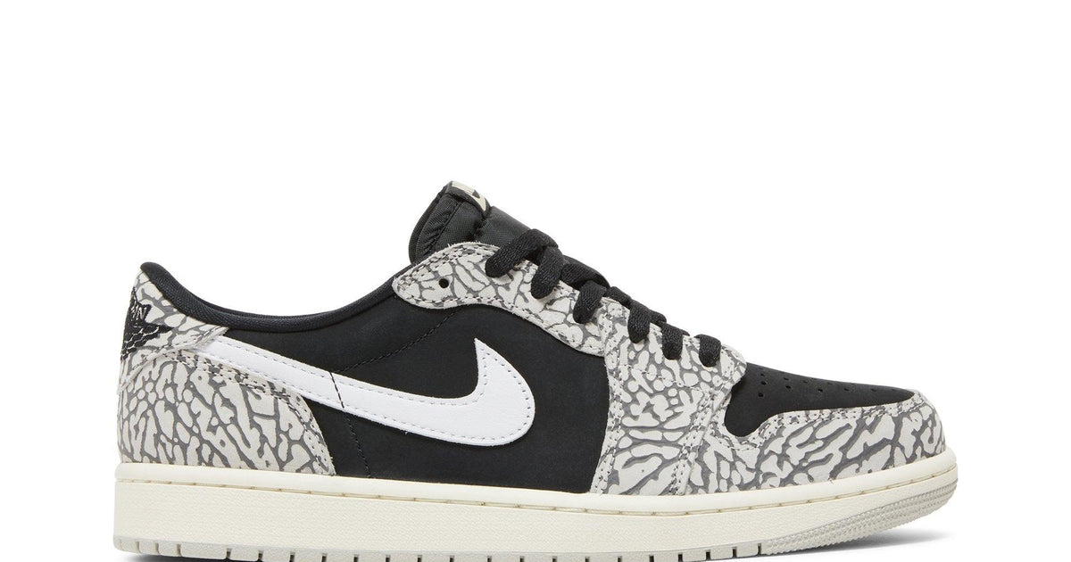 Tênis Nike Air Jordan 1 Retro Low OG 'Black Cement' Preto por R$ 1.999 ...