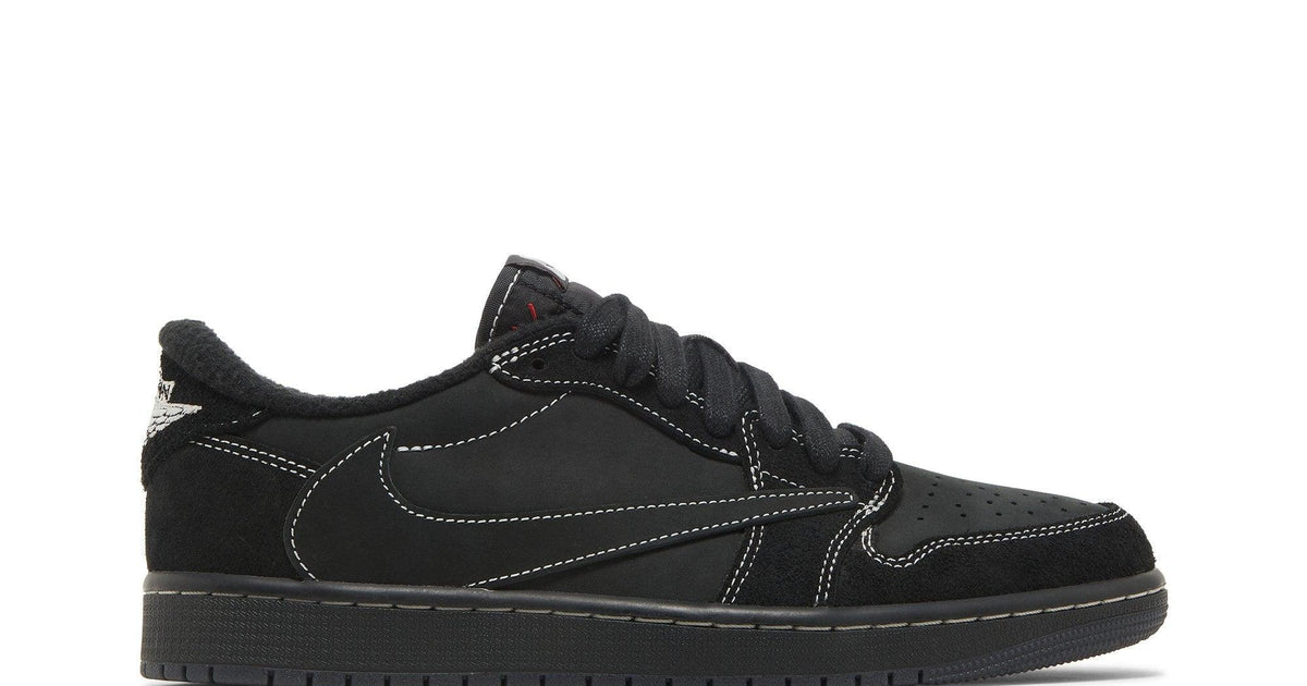 Tênis Nike Travis Scott x Air Jordan 1 Low OG SP 'Black Phantom' Preto ...